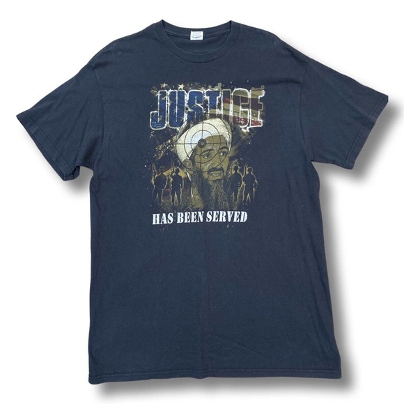 Delta | Shirts | Osama Bin Laden Mens Graphic Tshirt Justice Has Been ...